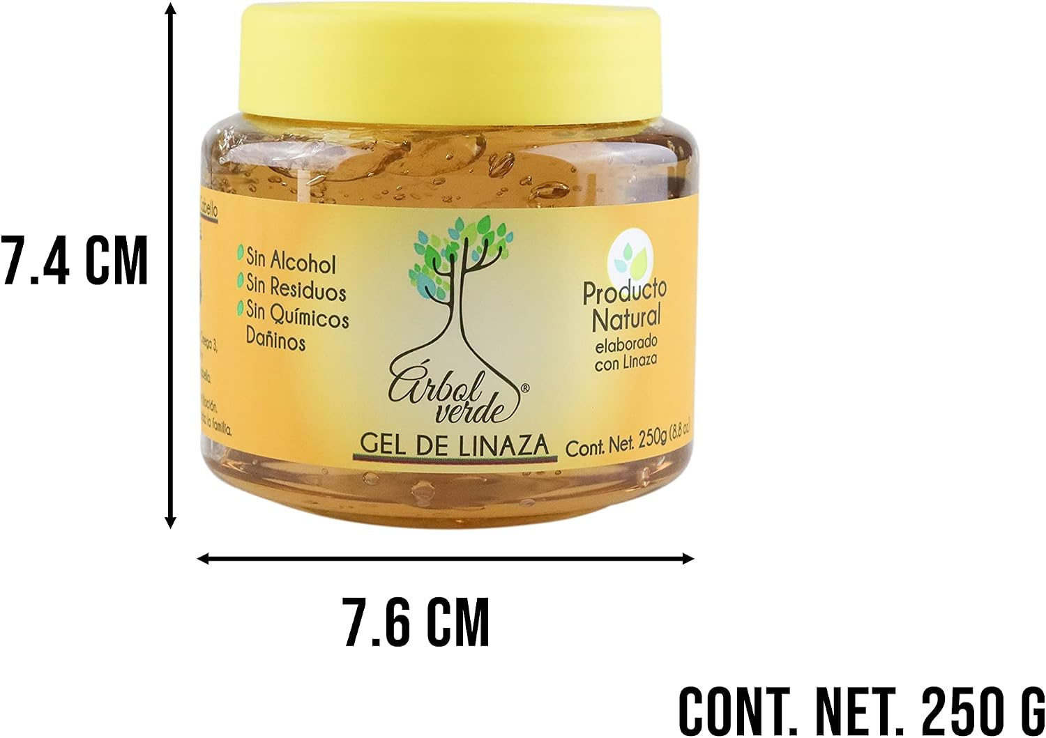 Gel para el cabello de linaza (8.8 oz) – Productos naturales- Lucha ...