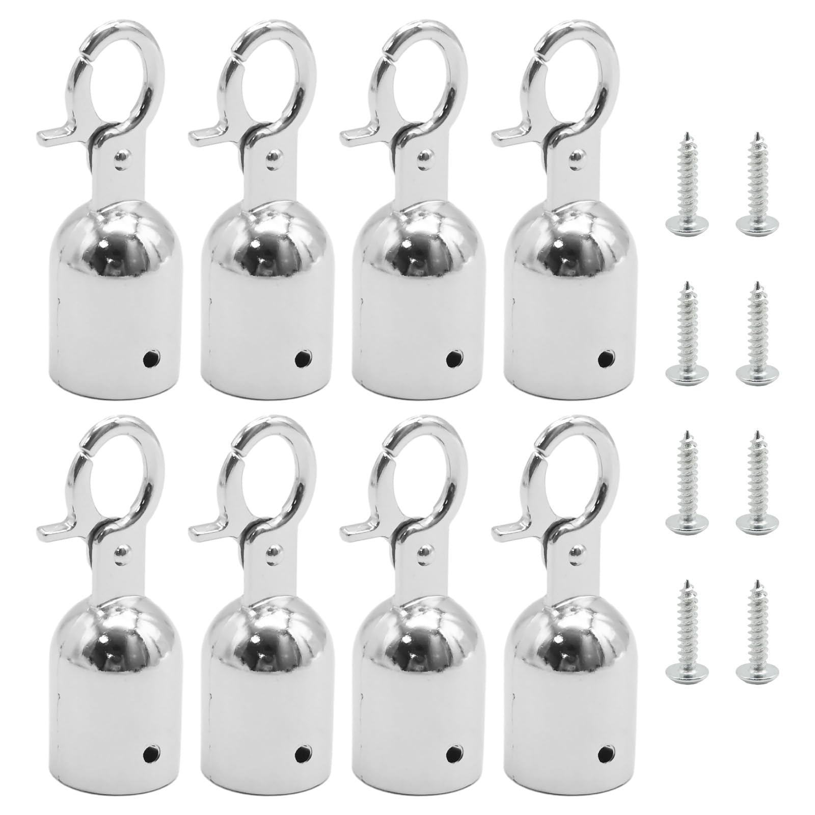 Snapklik.com : VIKKSAER Rope End Snap Hook, Rope End Cap Cord Connector ...