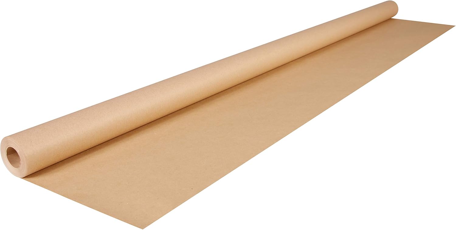 Clairefontaine 195071C - Un rotolo di carta Kraft grezza - 10x0,70m ...