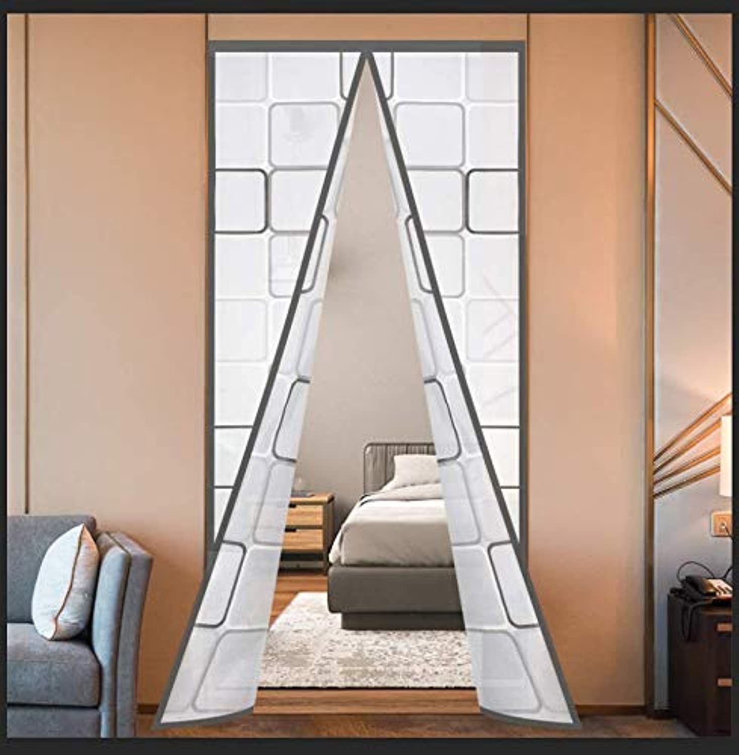 Screen Door Insulated Door Curtain, Reversible Left Or Right Side ...