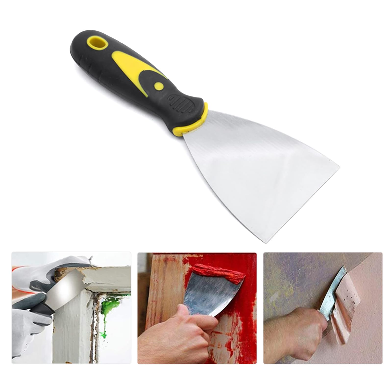 Stainless Steel Wallpaper Scraper - Wall Scraper Paint Stripper Scraper ...