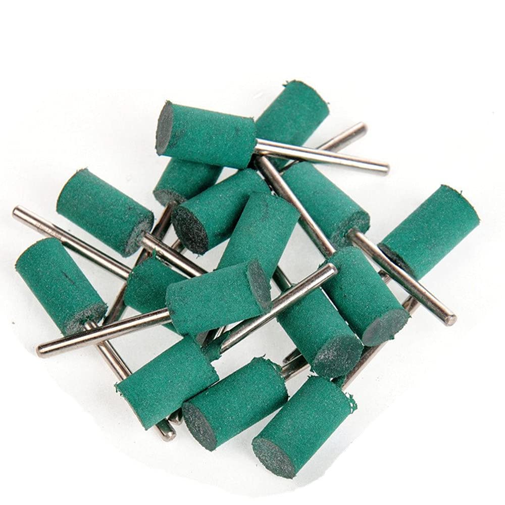 Rubber Polishing Mounted Point KangTeer 30 pcs 1/8" Shank Green Rubber ...