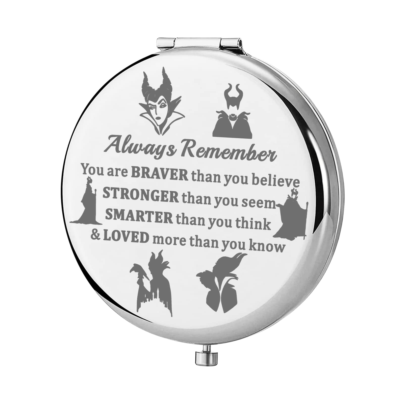 Amazon.com: KEYCHIN Evil Queen Pocket Mirror Villain Movie Fans Gifts ...