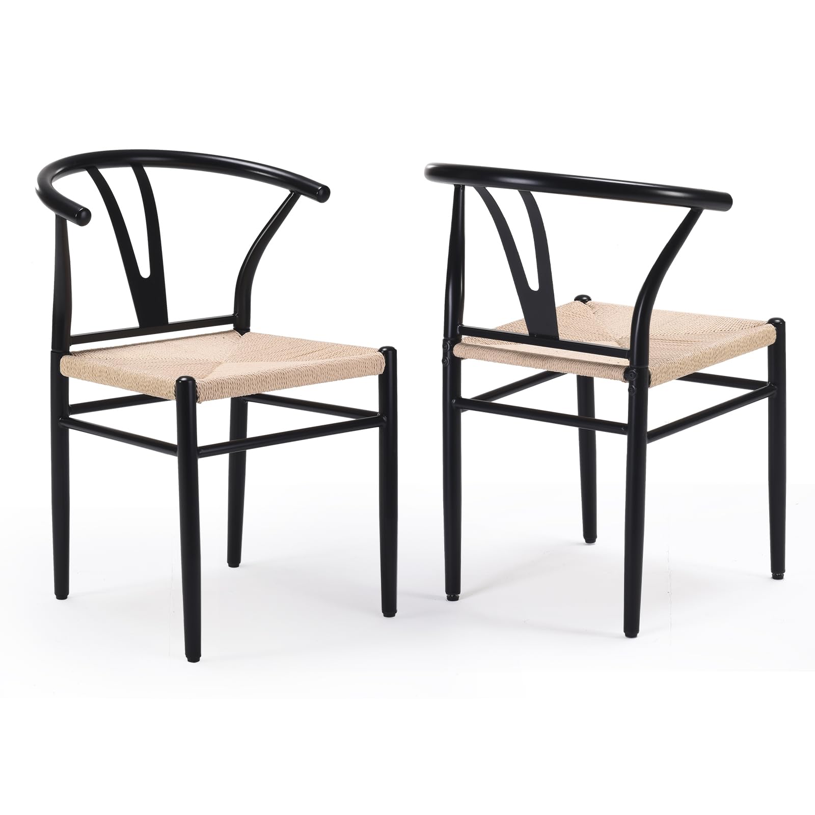 Snapklik.com : STARY Metal Wishbone Kitchen Dining Room Chairs Mid ...