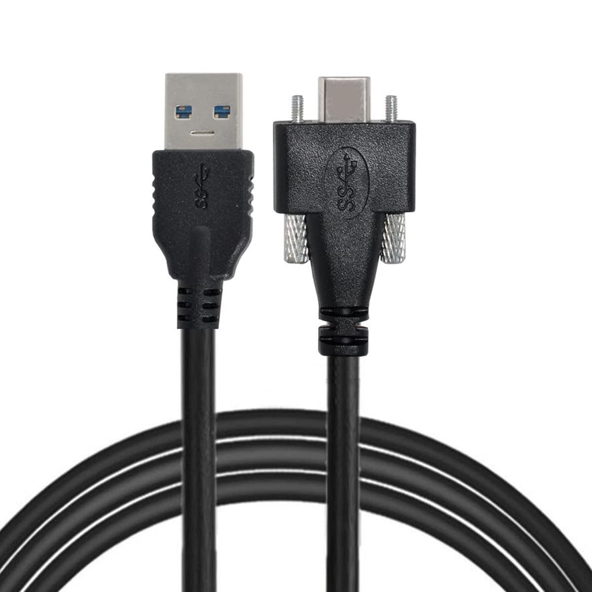 YC° CY Cable USB-C USB 3.1 Type-C Dual Screw Locking to Standard USB3.0 ...