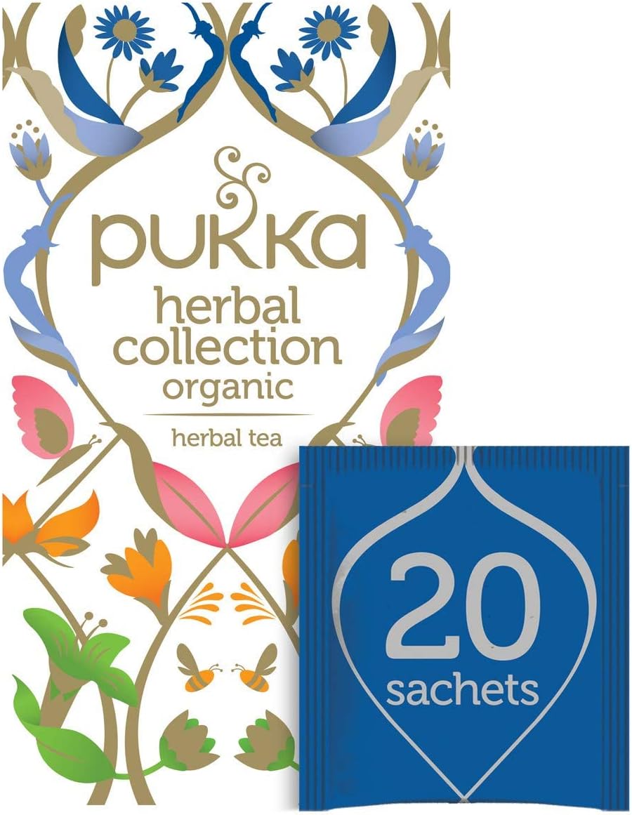 Amazon.com: Pukka Tea Gift Box, Herbal Health Wellness Tea, Relax ...