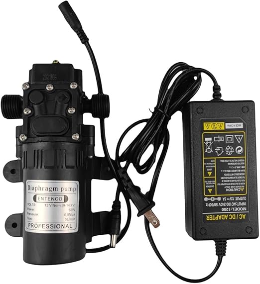Amazon.com: ZHENSIW 12V Misting Pump 160PSI High Pressure Booster ...