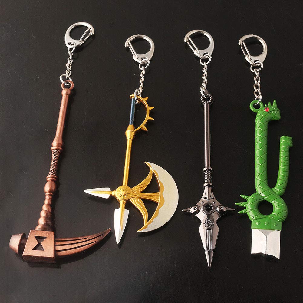 FRIUSATE The Seven Deadly Sins Meliodas Gift Set: 50 Anime Sticker, 7 ...