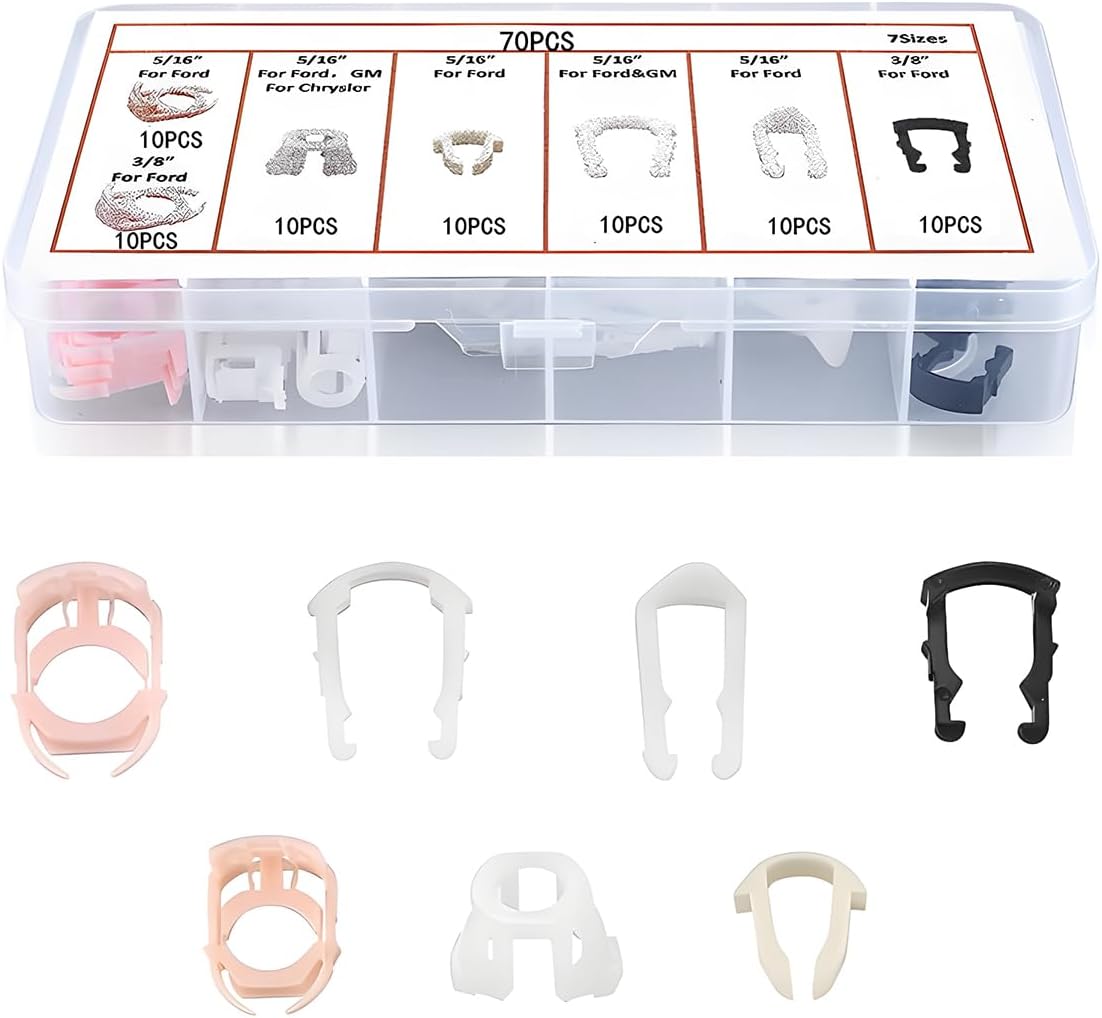 70PCS Car Fuel Line Clips, Automotive Nylon Fuel Philippines | Ubuy