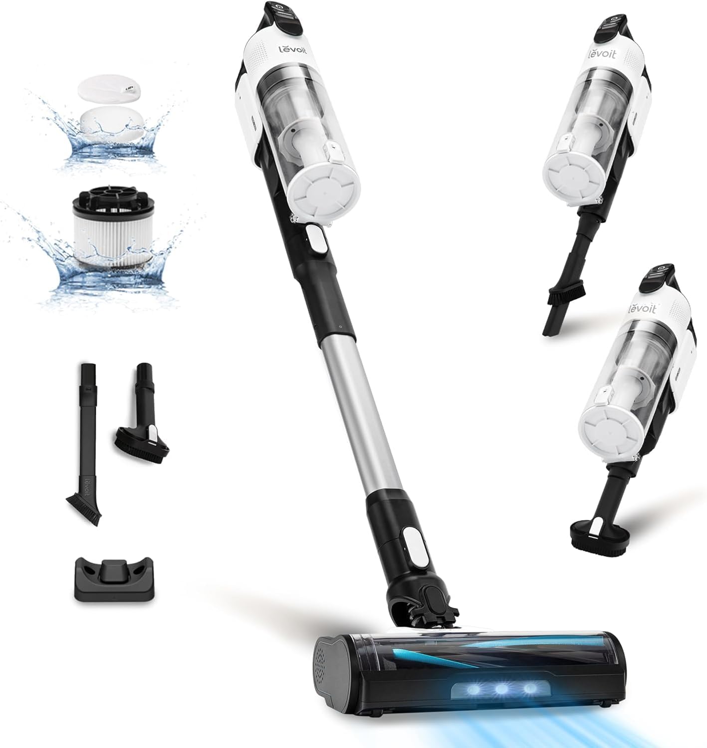 Rowenta XPert 6.60 RH6838 - Aspiradora escoba versátil sin cable, con 3 ...