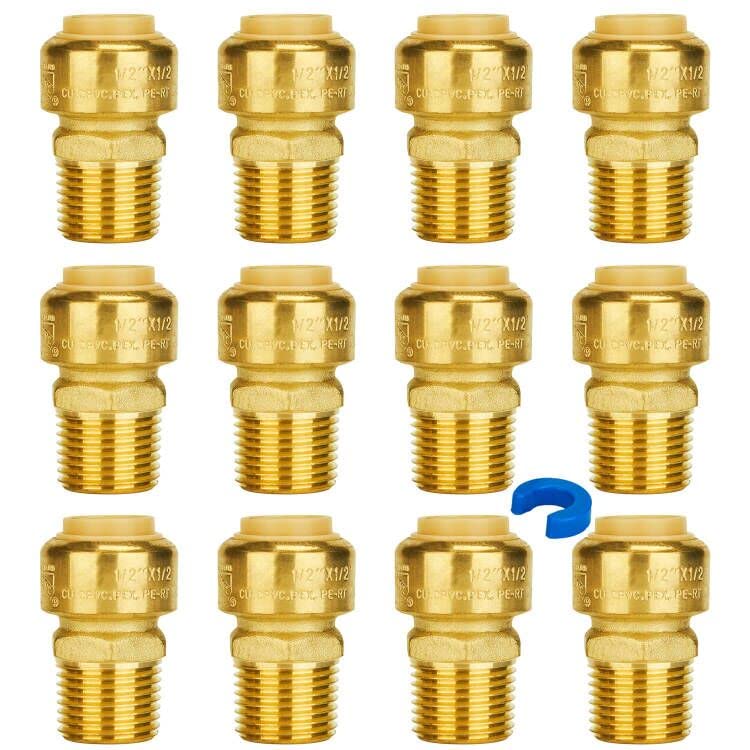 Snapklik.com : SUNGATOR 12-Pack Straight Connector Plumbing Fitting ...