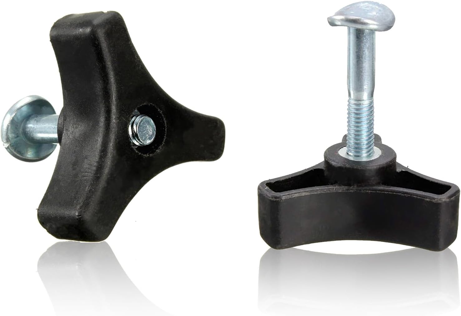 2PCS Lawn Mower Screw Nut Triple Angle Handle Knob Nut Bolt Replacement ...