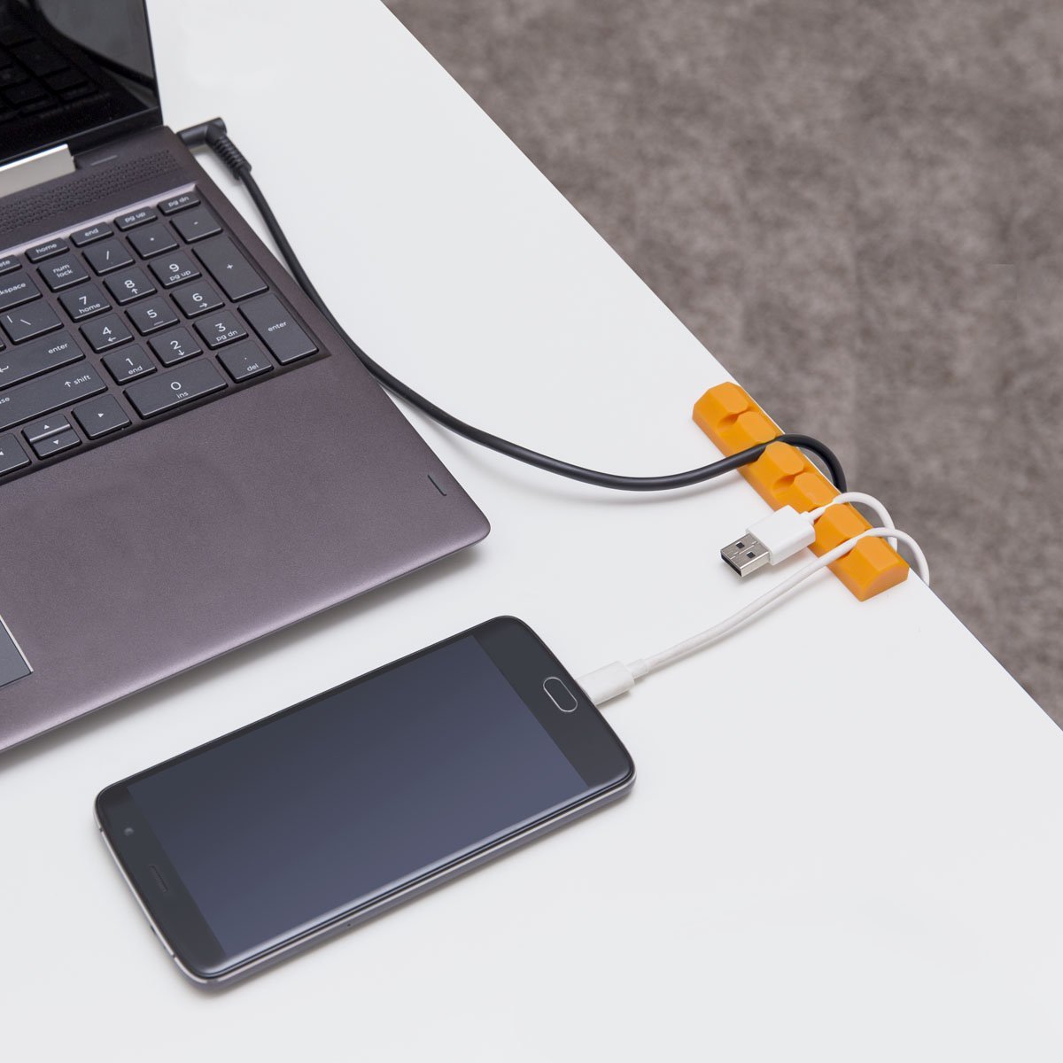 Snapklik.com : I/O Crest Cable Management Cord Organizer/Channel Desk ...