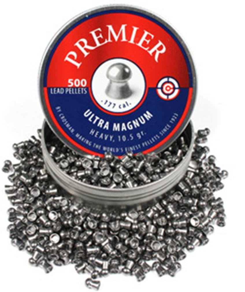 Crosman LUM77 Premier Domed 0.177 Caliber Field Target Pellets (500 ...