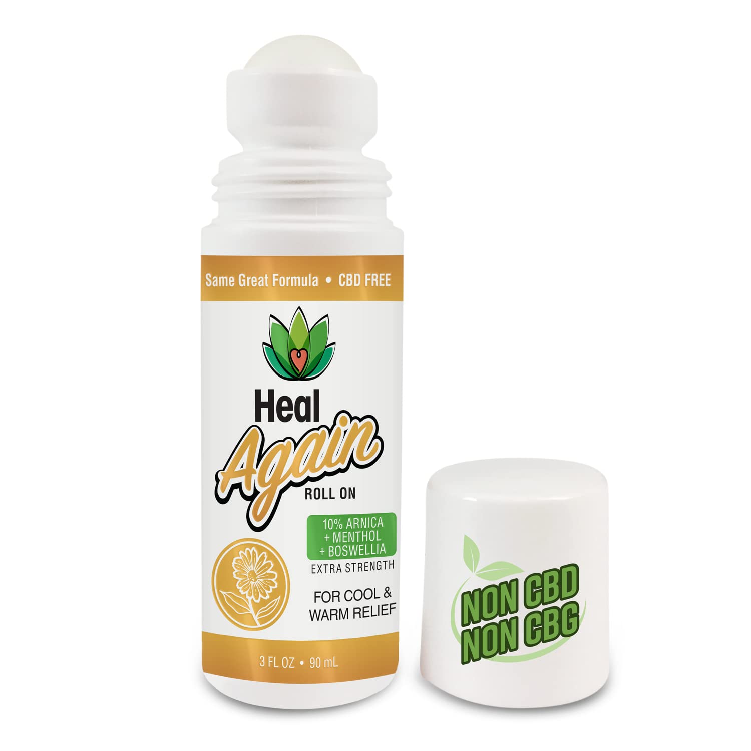 Buy Heal Again Roll-on Pain Stick - Natural al Formula, Cooling Topical ...