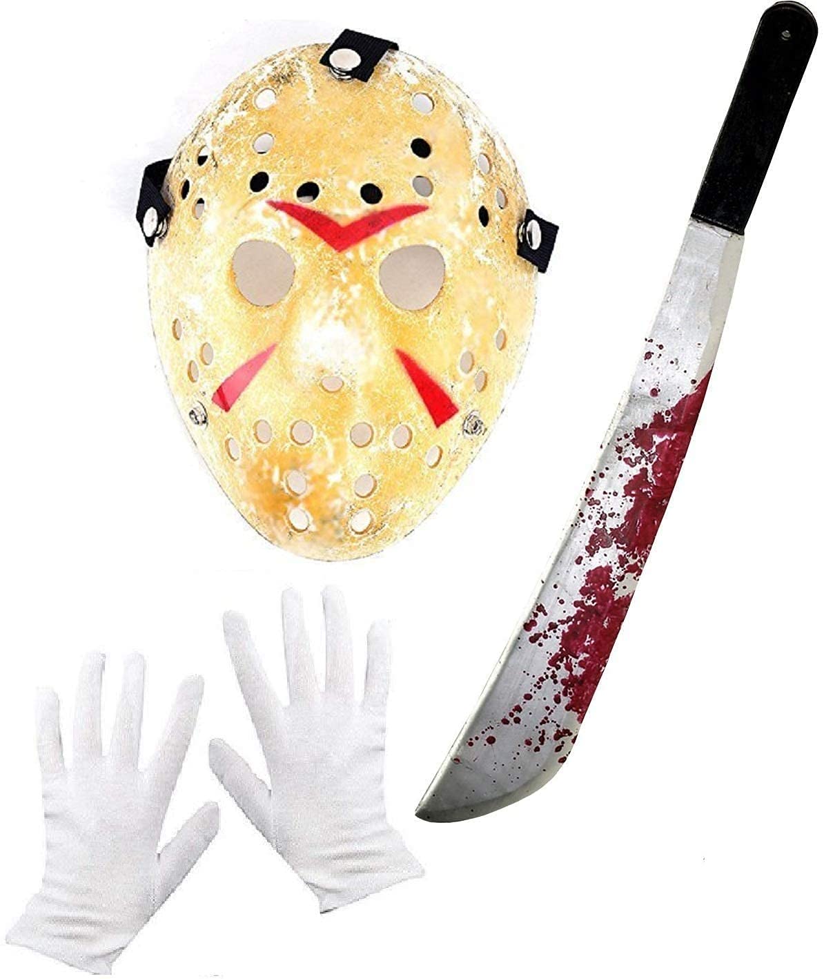 Dreamzfit - Friday The 13th Jason Voorhees Scary Costume Hockey Mask ...