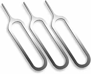 TYGA Sim Card Tray Removal Tool (Pack of 3) Sim Card Pin Tool ...