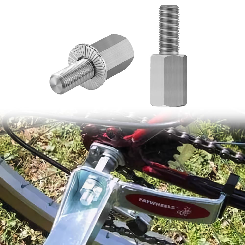 Snapklik.com : 2Pcs Upgraded Bicycle Axle Extenders,304 Stainless Steel ...
