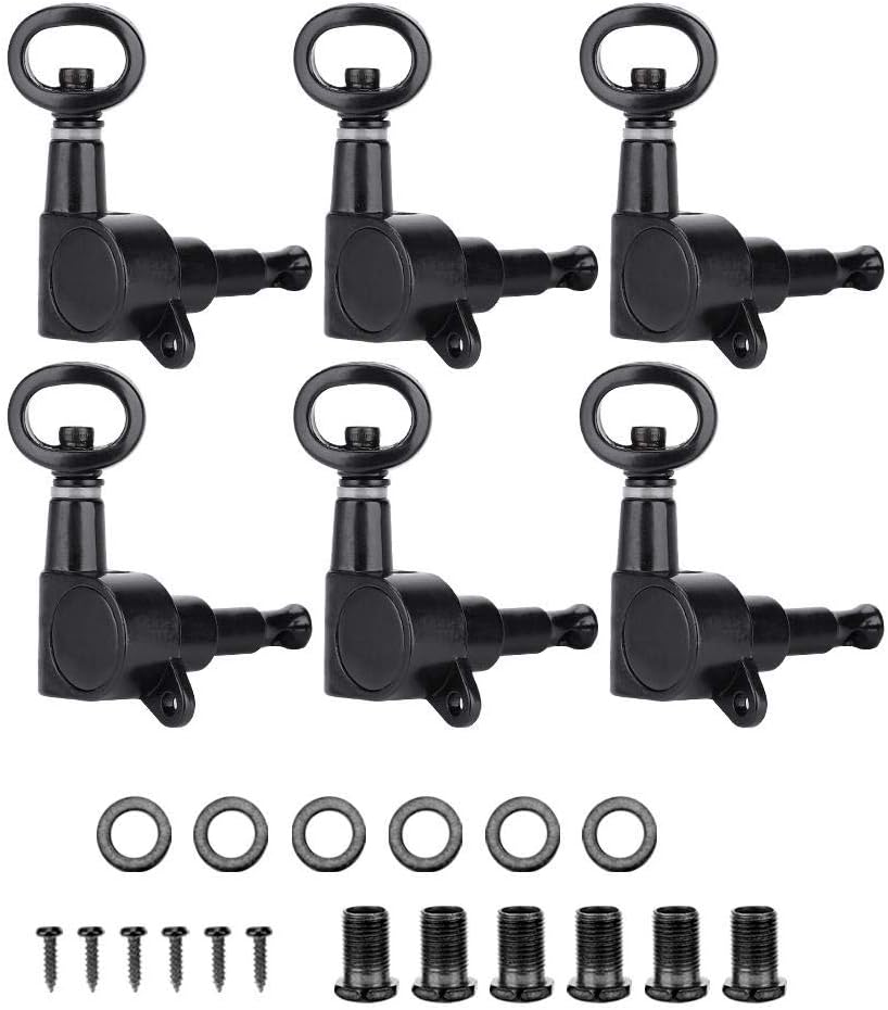 Amazon.com: PATIKIL Guitar Tuning Peg Button Machine Head Oval Acrylic ...