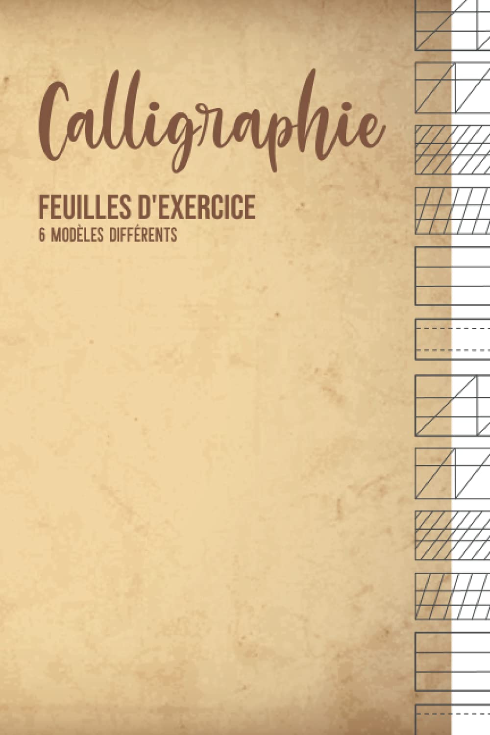 Buy Calligraphie Feuilles d'exercice 6 modèles différents: Formation à ...