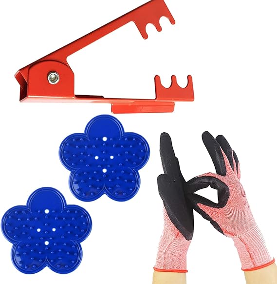 Amazon.com : LuFOX 4PCS Rose Stripper Thorn Remover Tool Kit Thorn and Leaf Stripping Tool ...