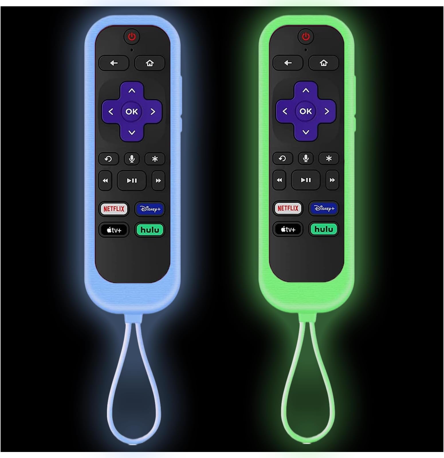 Amazon.com: 2Pack Remote Cover with Tracker for Roku | Onn Remote ...