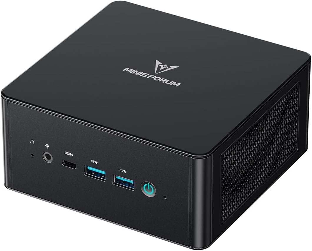 MINISFORUM UM890 Pro Mini PC Barebone with AMD Ryzen 9 8945HS (up to 5 ...
