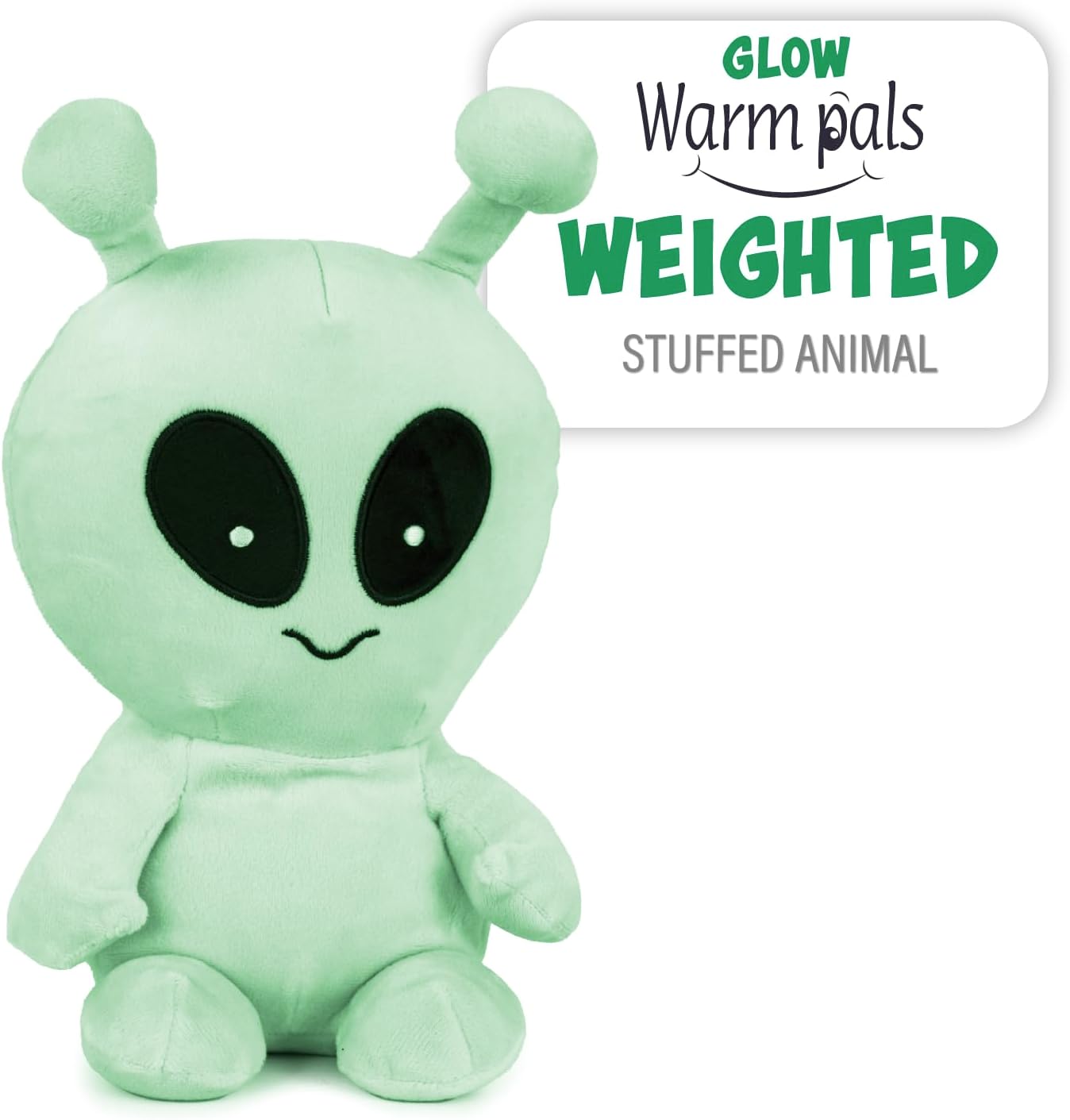 Amazon.com: Warm Pals Scented Glow in the Dark Alien Plush, Cozy ...