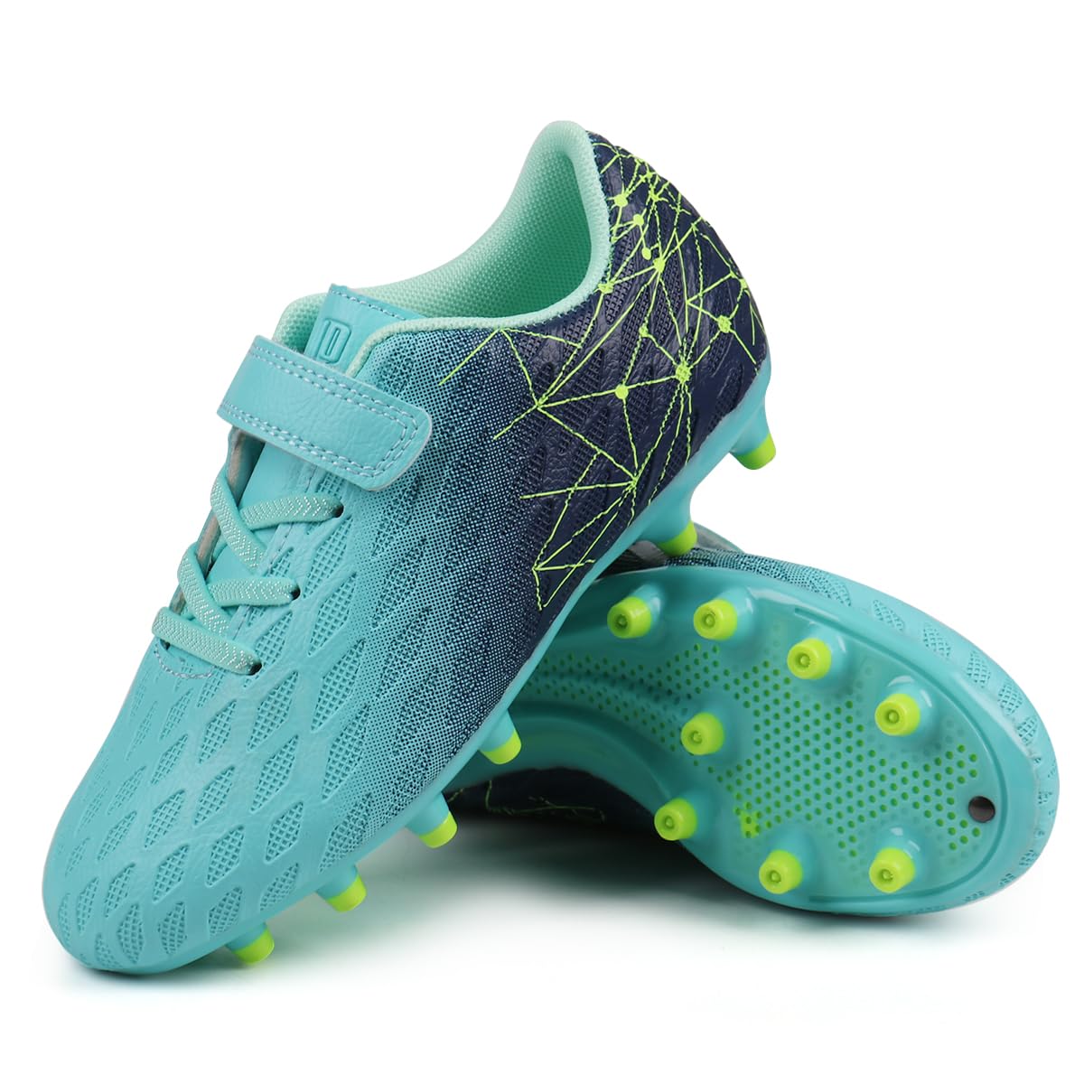 Snapklik.com : Brooman Kids Firm Ground Soccer Cleats Boys Girls Athletic Outdoor Football Shoes