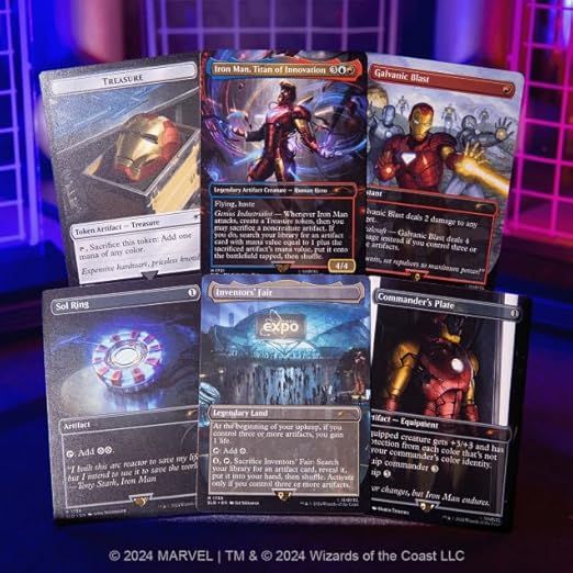 Amazon.com: Magic the Gathering Secret Lair x Marvel's Iron Man - Non ...