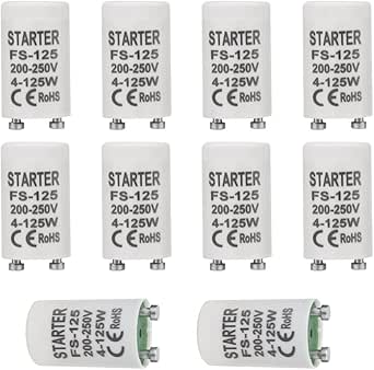 BlueXP 10 Pack Fluorescent Light Starter Switches 4-125 W Longlife ...