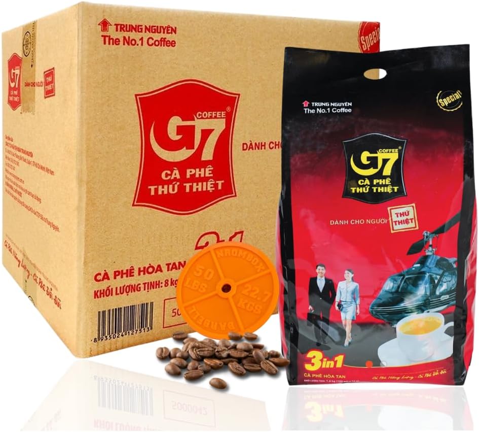 Amazon.com : Trung Nguyen — G7 Strong X2 3 in 1 Instant Coffee ...