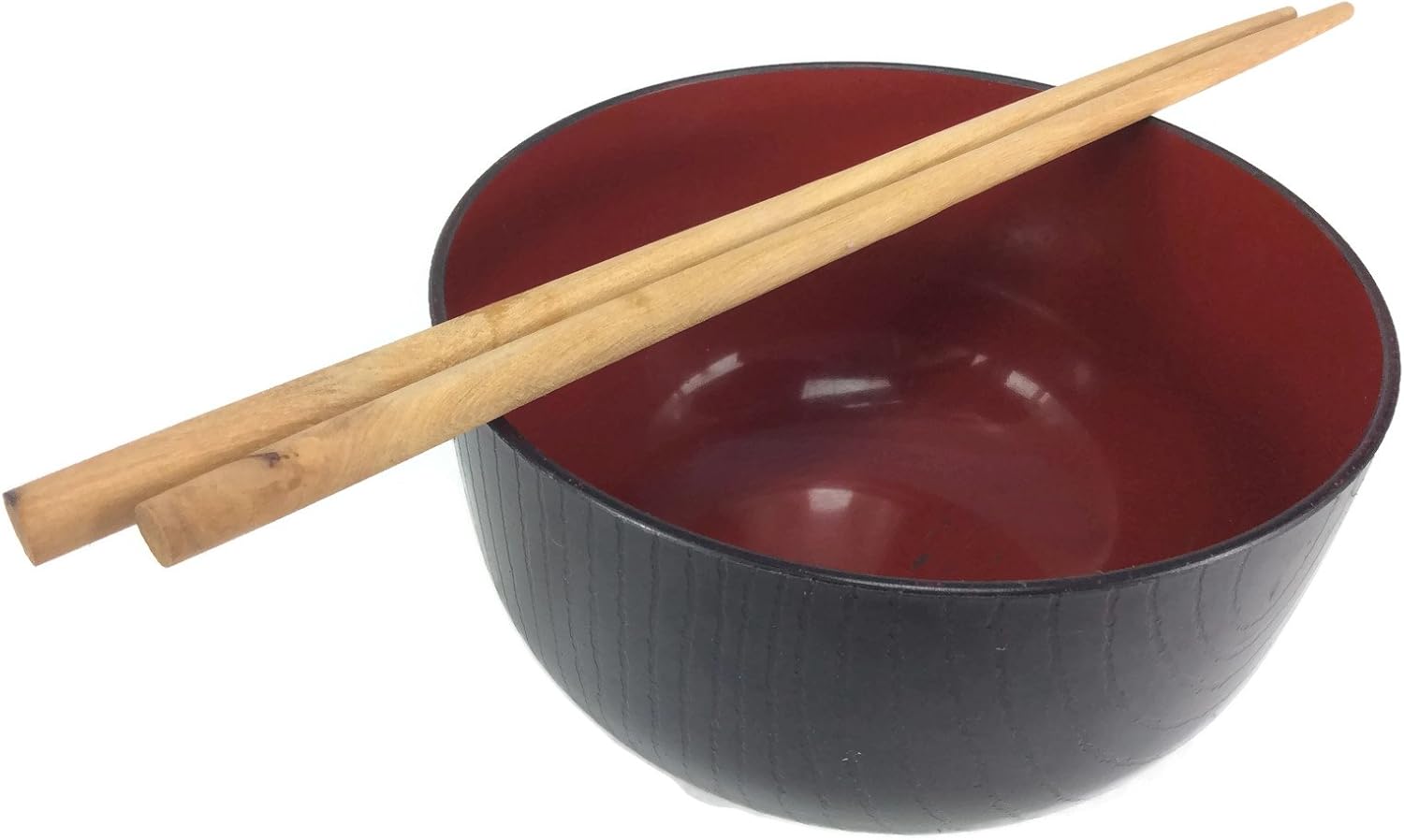 Amazon.com: Chopsticks Teak Wood Unique Yellow Round Brown Handmade ...