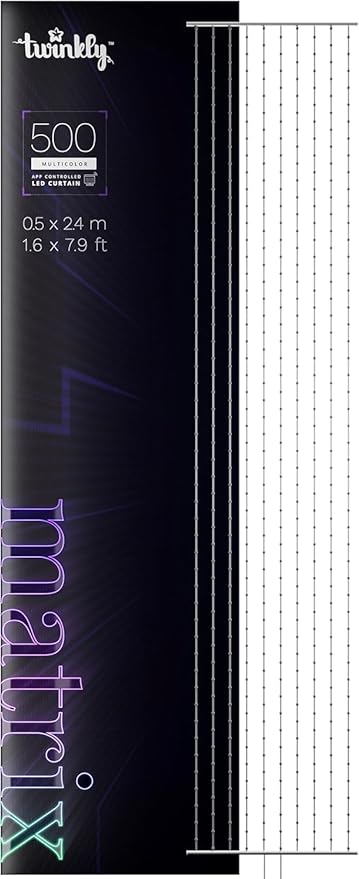 Amazon.com : Twinkly Matrix Light Curtain, 500 LED's High Density ...