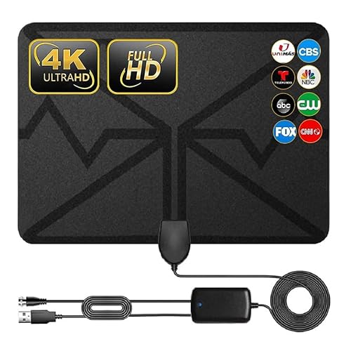 Digital AntennaTV Antenna, Amplified HD Digital TV Antenna Long 250 ...