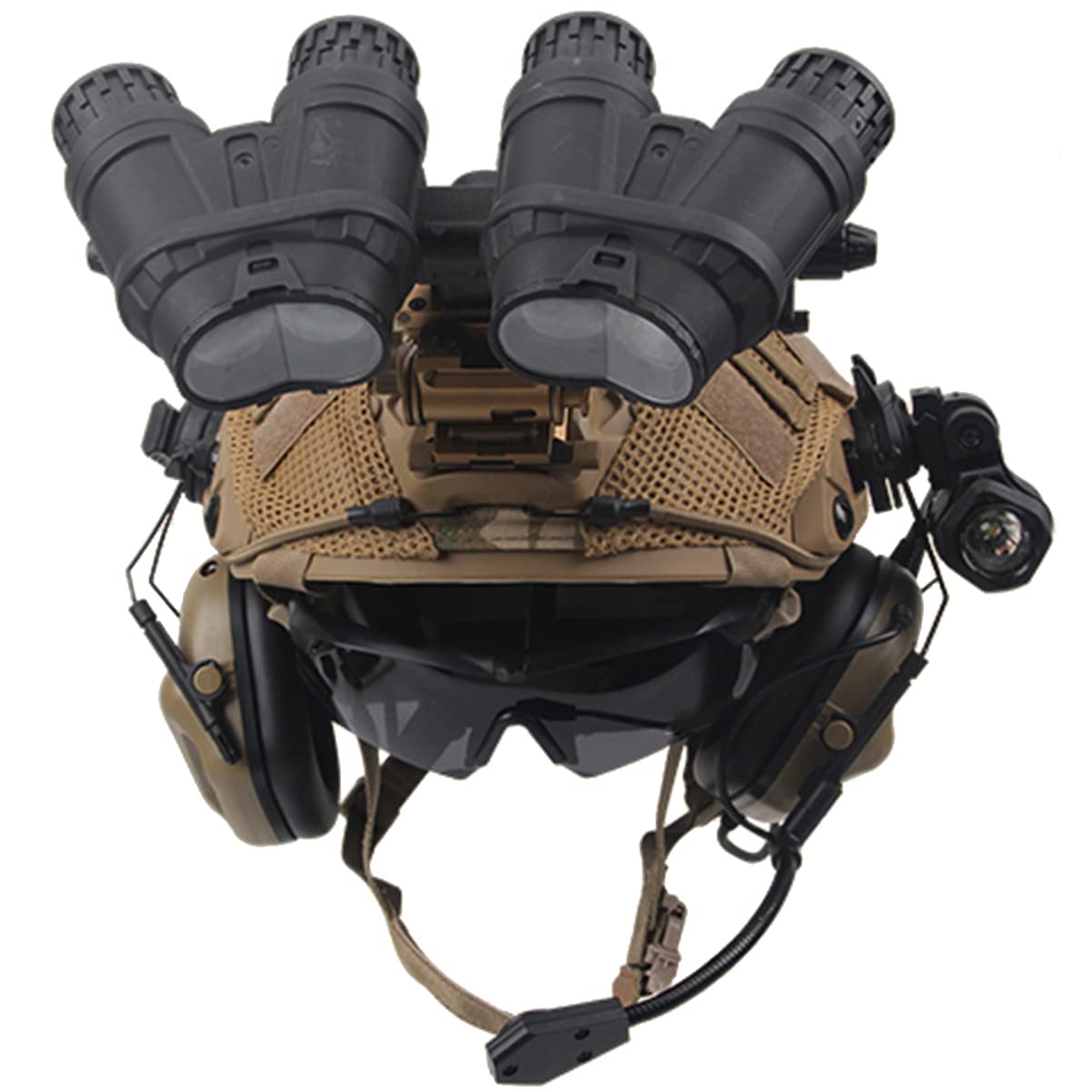Buy FAST Helmet Set, with Pickup Noise Cancelling Headphones,Goggles ...