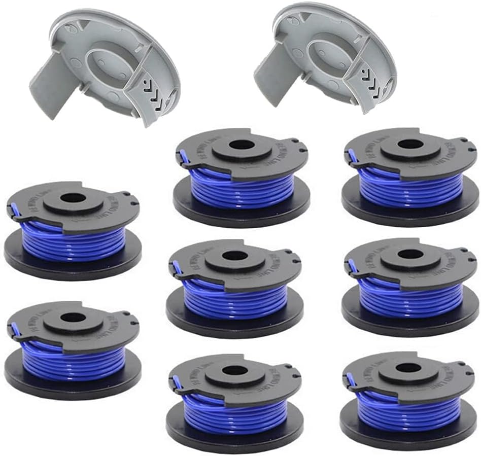Amazon.com : 10Packs String Trimmer Replacement Spools for Ryobi 18V ...