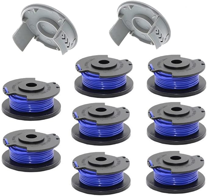 Amazon.com : 10Packs String Trimmer Replacement Spools for Ryobi 18V ...