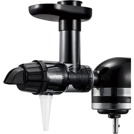 KitchenAid KSM1JA Masticating Juicer and Sauce Attachment, 1L, Silver