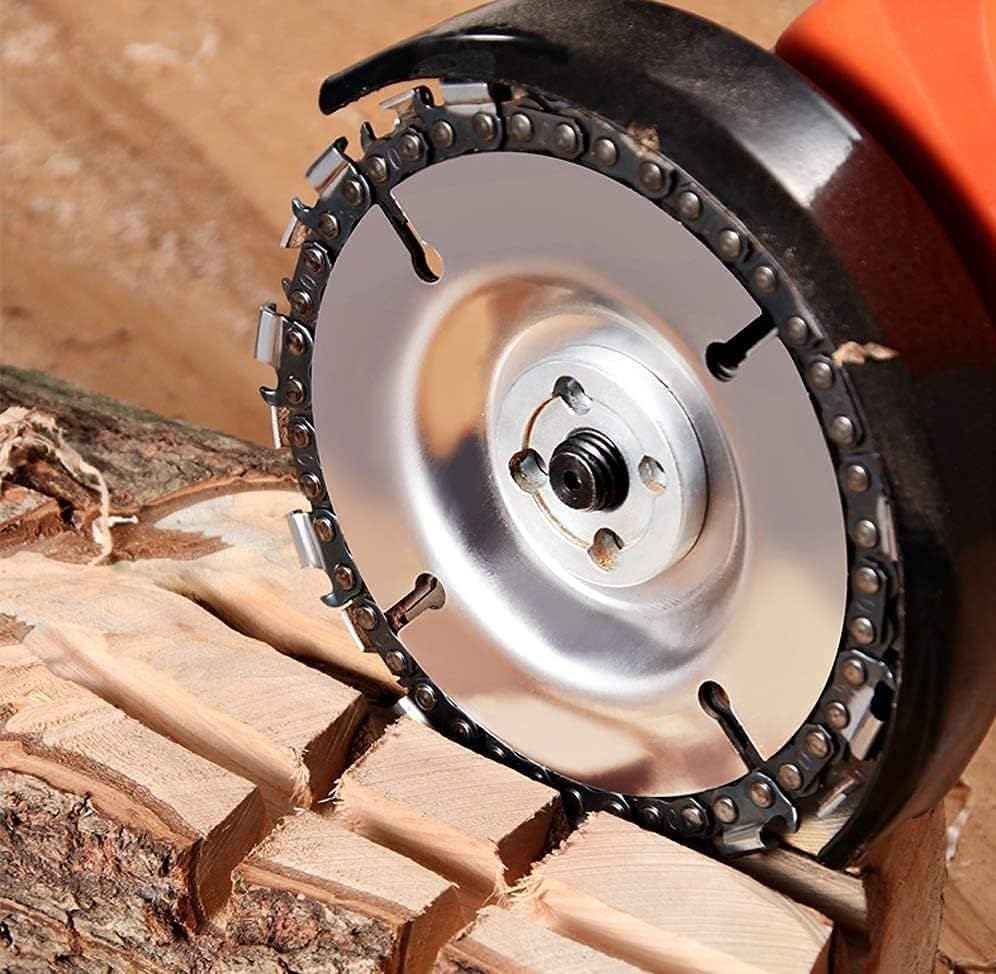 Inditrust New Wood Carving Chain Disc, 4 Inch Circular Saw Blade Angle ...