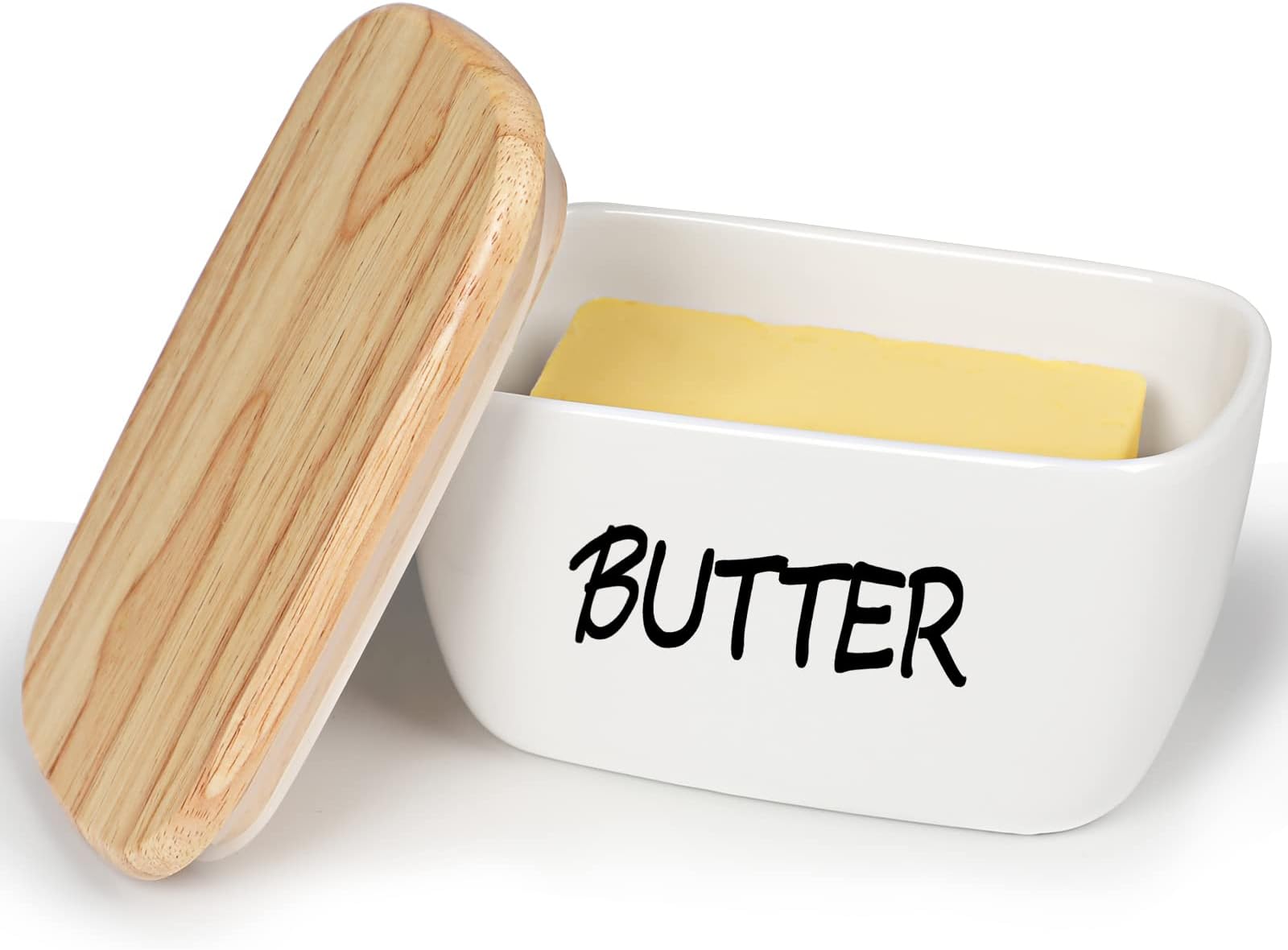 Amazon.com | Butter Dish with Lid, ALELION Large Ceramic Butter Dish ...