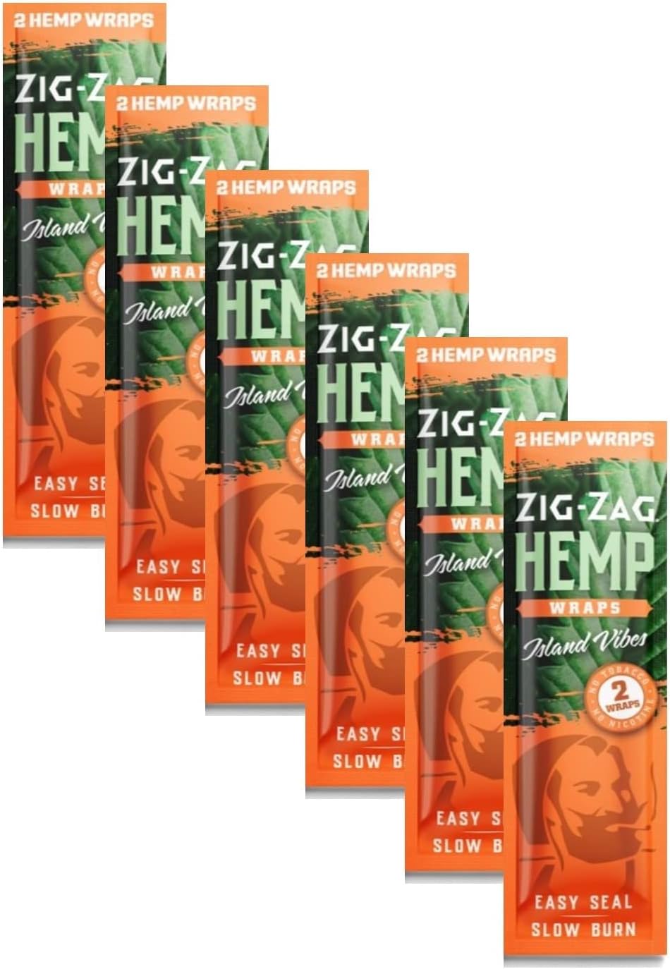 Amazon.com: ZIG-ZAG Natural Hemp Wraps - Organic, Slow-Burning, 2 Wraps ...