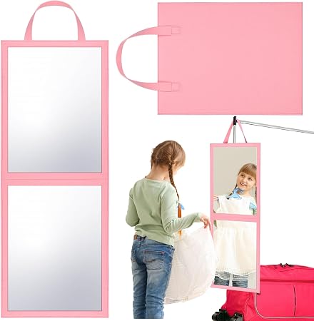 Amazon.com: GlikCeil Foldable Portable Full Length Mirror for Dorm ...