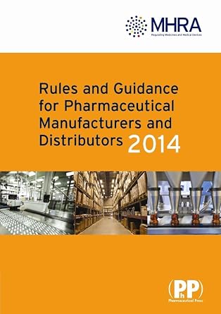Rules and Guidance for Pharmaceutical Manufacturers and Distributors ...
