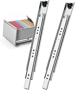 1 Pair Telescopic Slides Heavy Duty 300 900 1500 Mm - Metal Ball Drawer ...