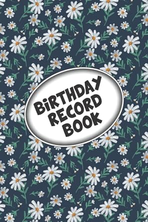 Amazon.com: Birthday Record Book: Over 100 Pages Birthday And ...
