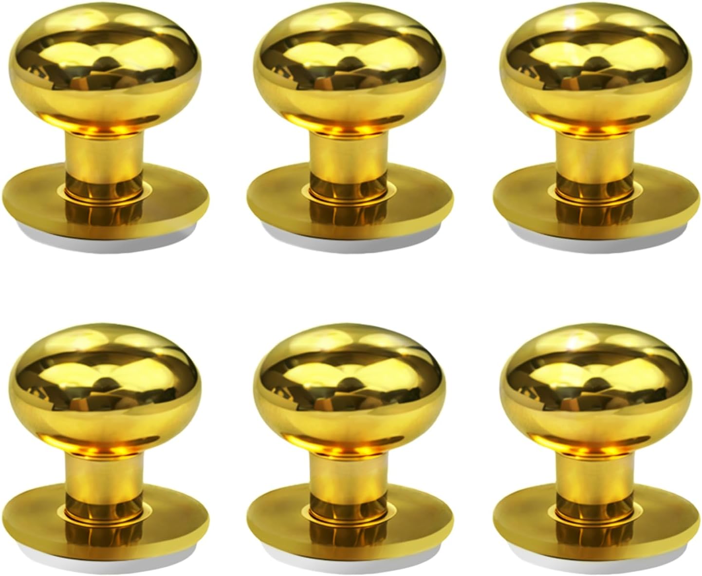 Amazon.com: DIFIT 6Pcs Golden Fridge Magnets,Strong and Small ...