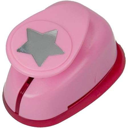 efco 1791019 Stanzer M, Stern Motivstanzer, Kern: Metall, Pink, 7,5 x 5 ...