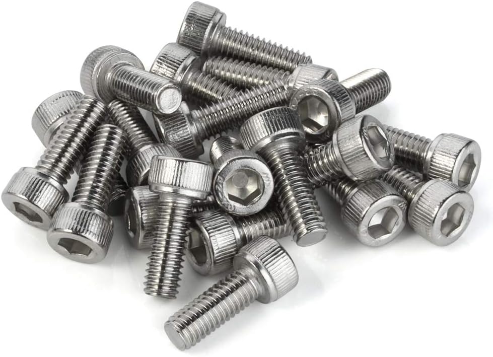 Amazon.com: M4-0.7 x 12mm Socket Head Cap Screws, Stainless Steel 18-8 ...