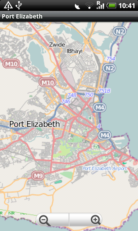 Port Elizabeth SA Street Map - App on Amazon Appstore